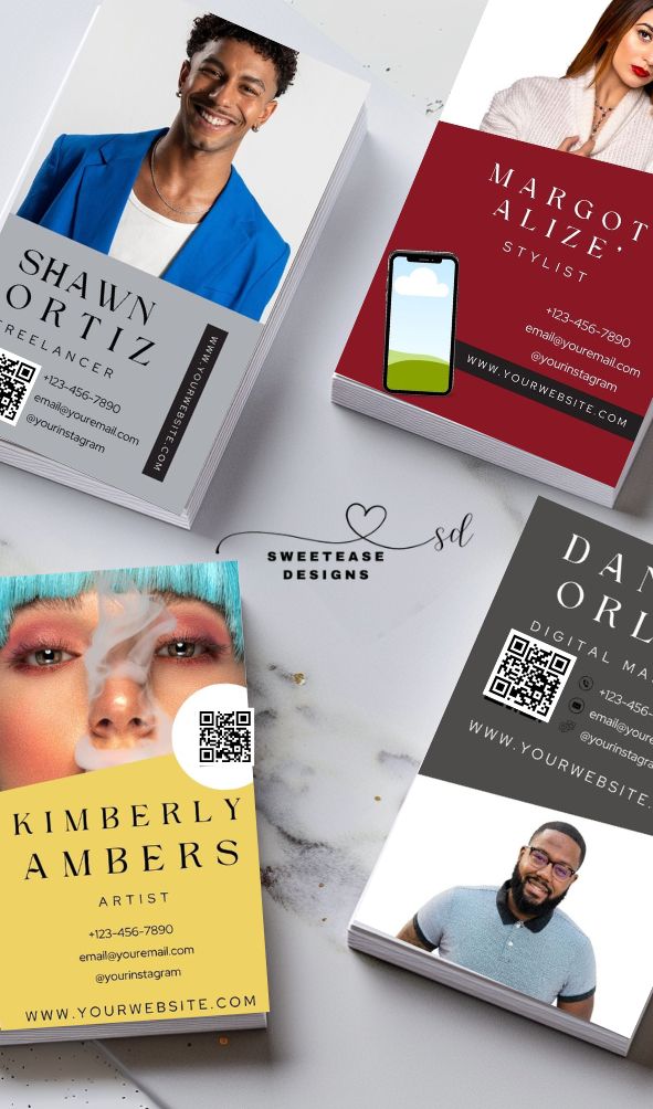 Business/Influencer Card Template Bundle (Digital delivery) – SweeTease ...